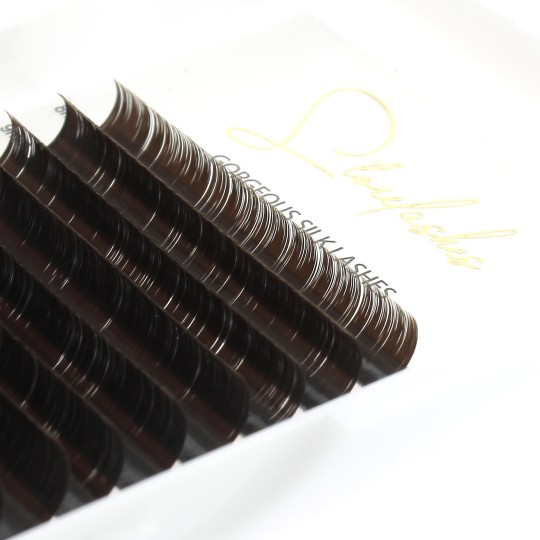 Mixed Russian Volume Eyelash Extensions "BROWN" Collection| Store Lashes
