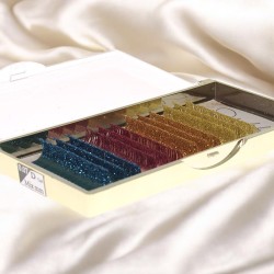 Cils en soie Volume Russe Mixte Collection "GLITTERS" | Store Lashes